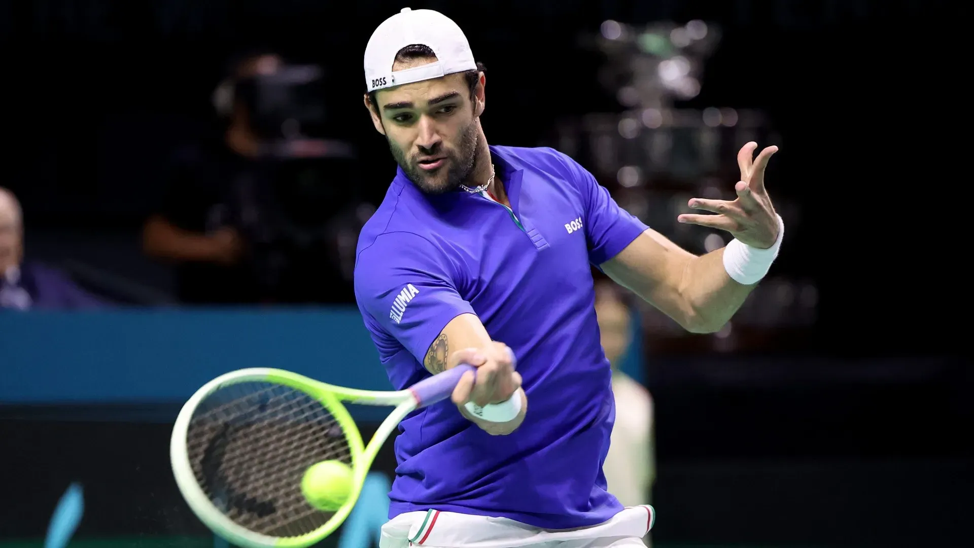 Matteo Berrettini, allenamento a sorpresa con Carlos Alcaraz