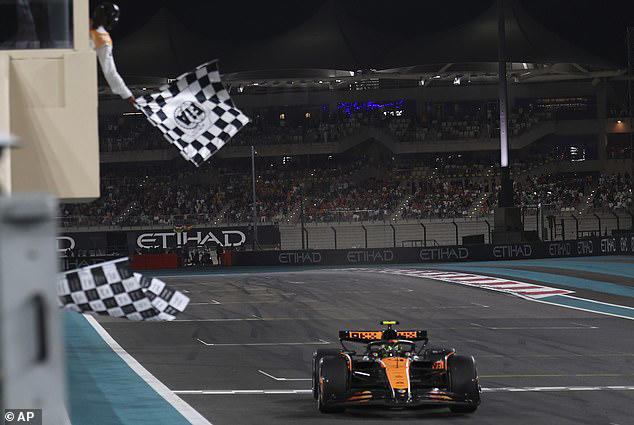 Lando Norris wins the Abu Dhabi Grand Prix to seal Constructors' Championship for McLaren after ...
