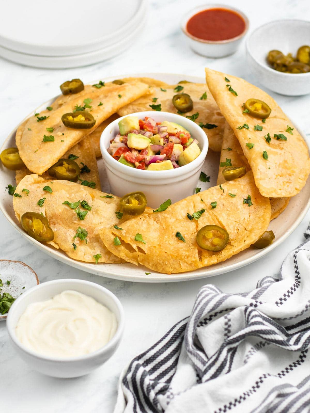 Crispy and Cheesy Quesadillas Fritas