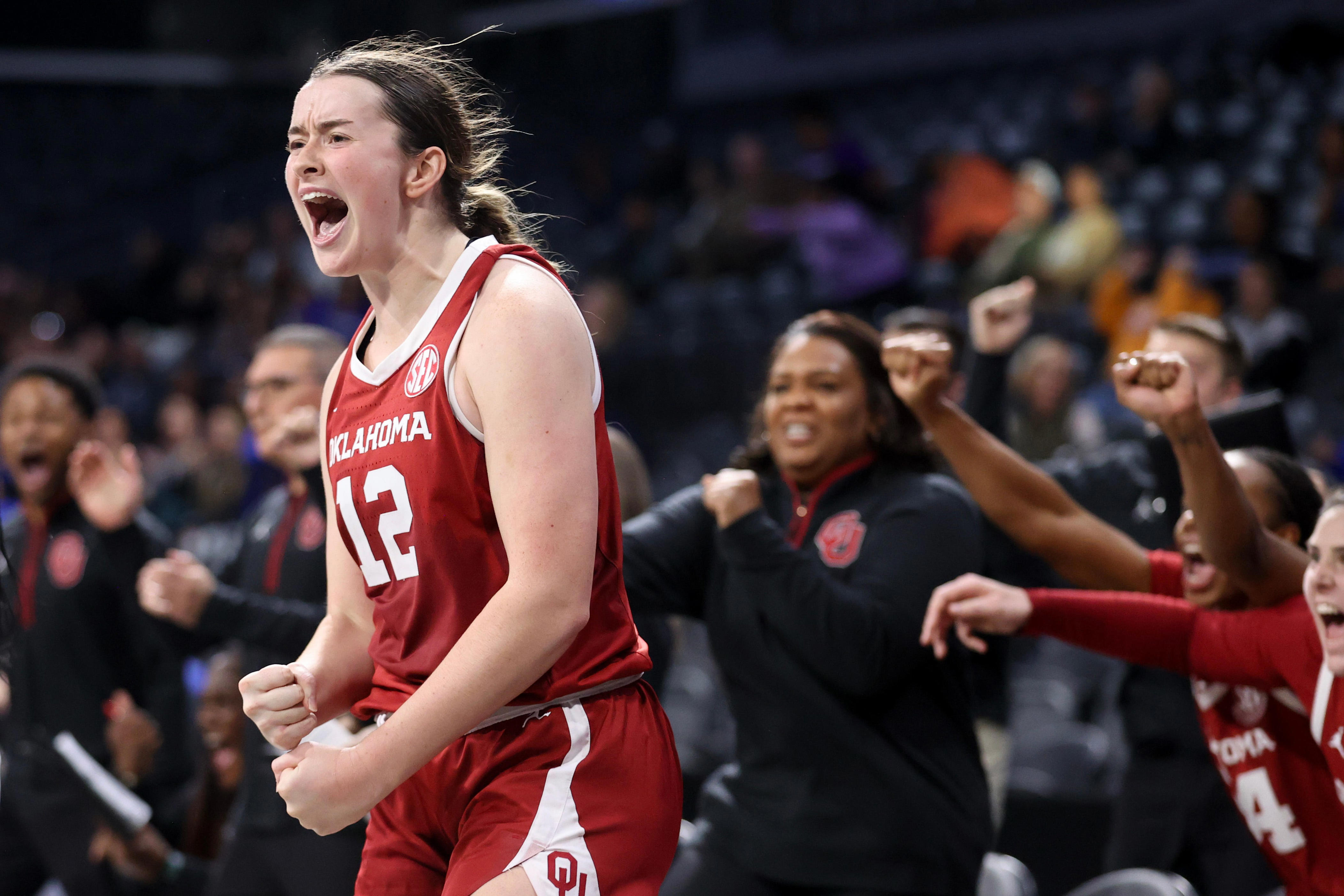OU women's basketball picks up top-25 win vs Michigan in Jumpman ...