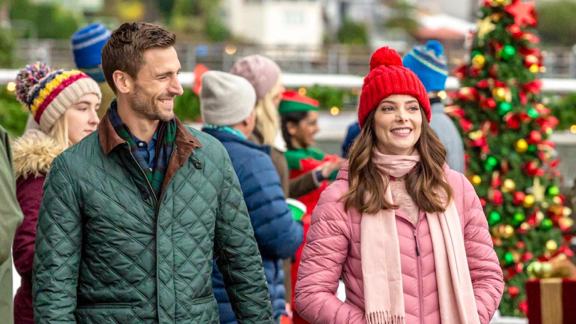 What you'll find in (almost) every Hallmark holiday movie: fake snow, trees