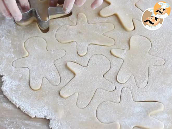 Shortbread men cookies - gingerbread men