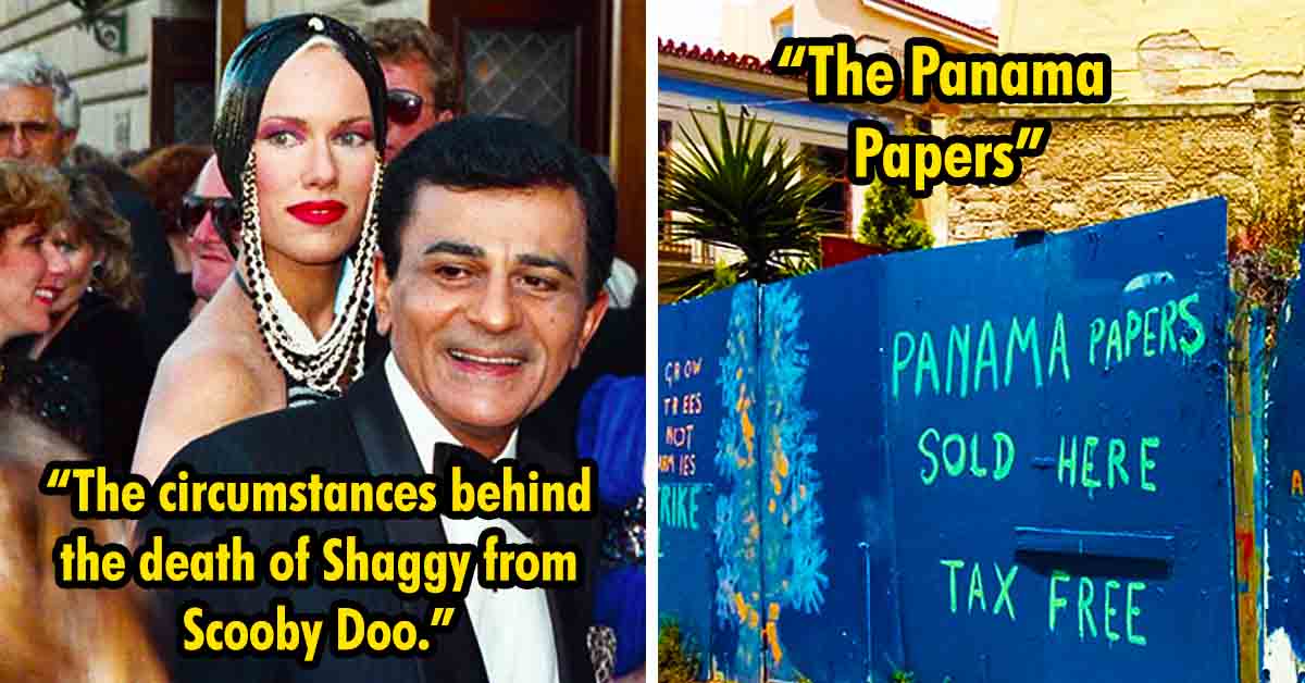 28 Suspicious Events That Were Swept Under the Rug