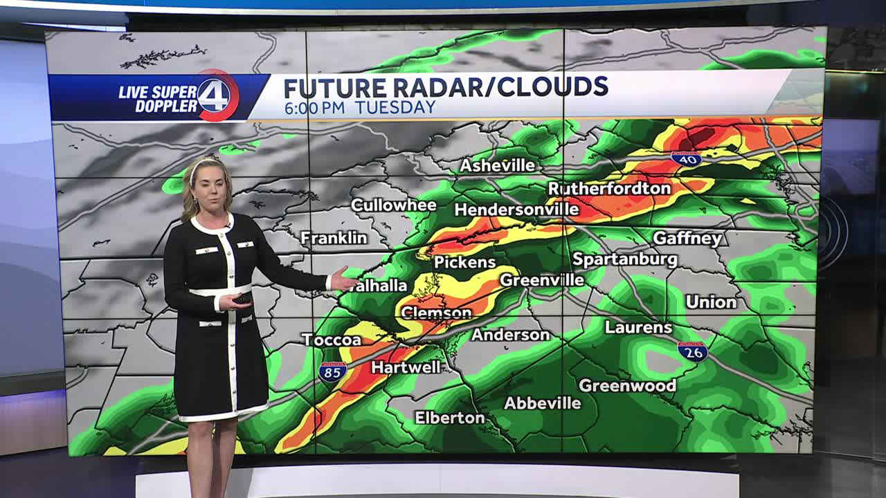 Unsettled weather through Wednesday Unsettled weather through Wednesday