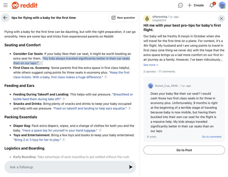 Reddit’s new AI search tool helps you find Reddit answers without Google