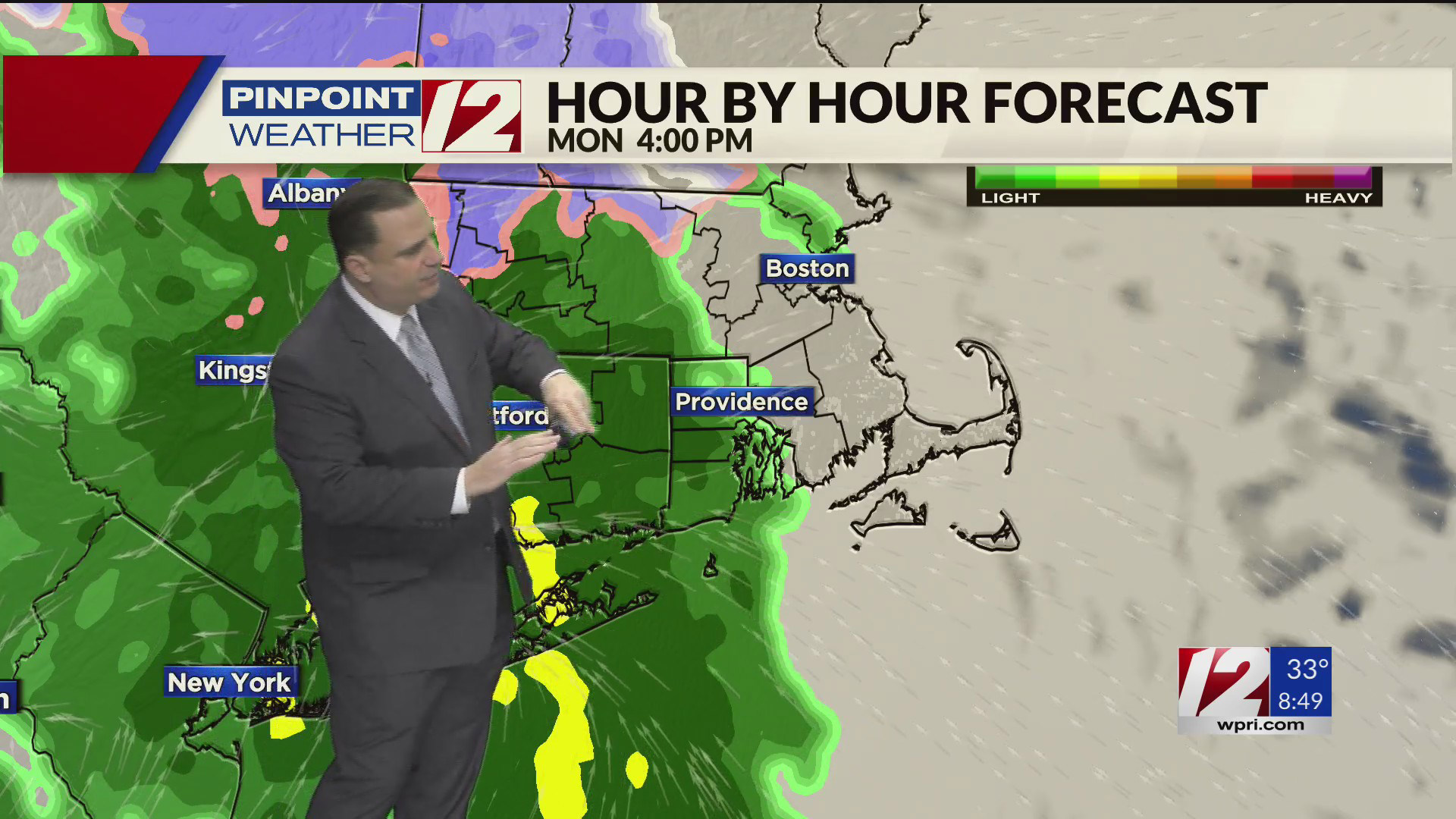 WPRI 12 Weather Forecast for 12/9/24: Rain arrives this afternoon. WPRI 12 Weather Forecast for 12/9/24: Rain arrives this afternoon.