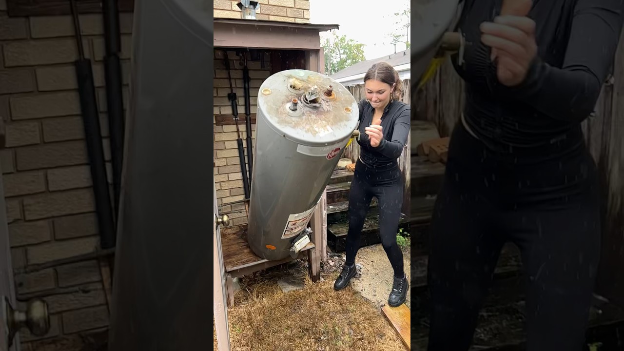 Get Out! #repairs #maintenance #waterheater