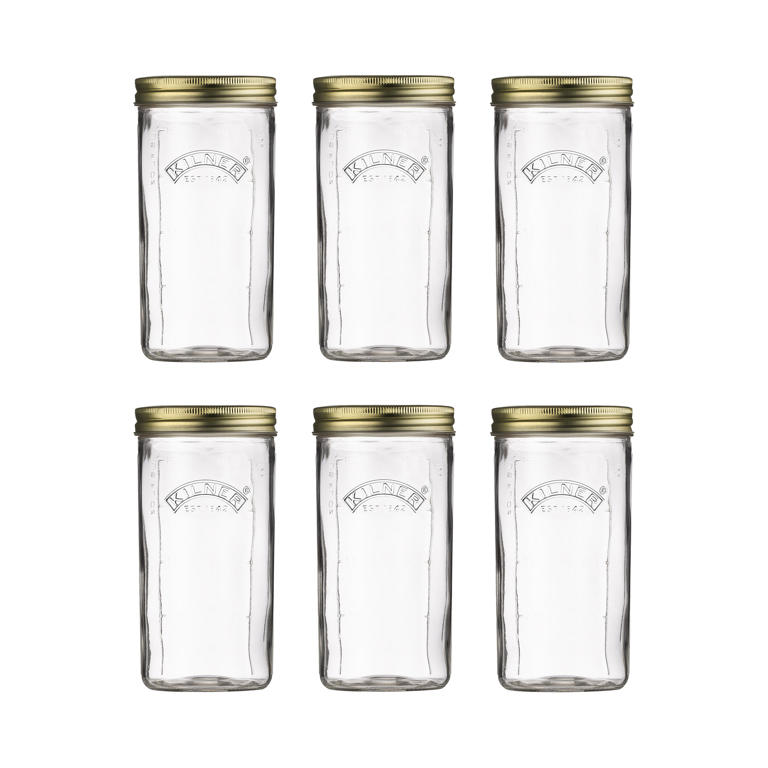 For a nostalgic farmhouse-style kitchen, ditch plastic containers and ...