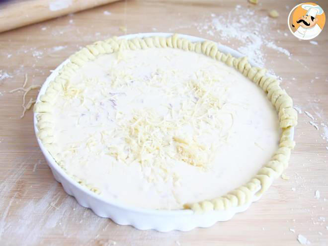 Quiche z boczkiem