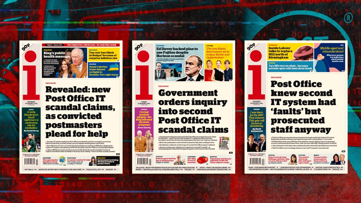 The i Paper’s Post Office investigation wins public vote for 2025’s ...