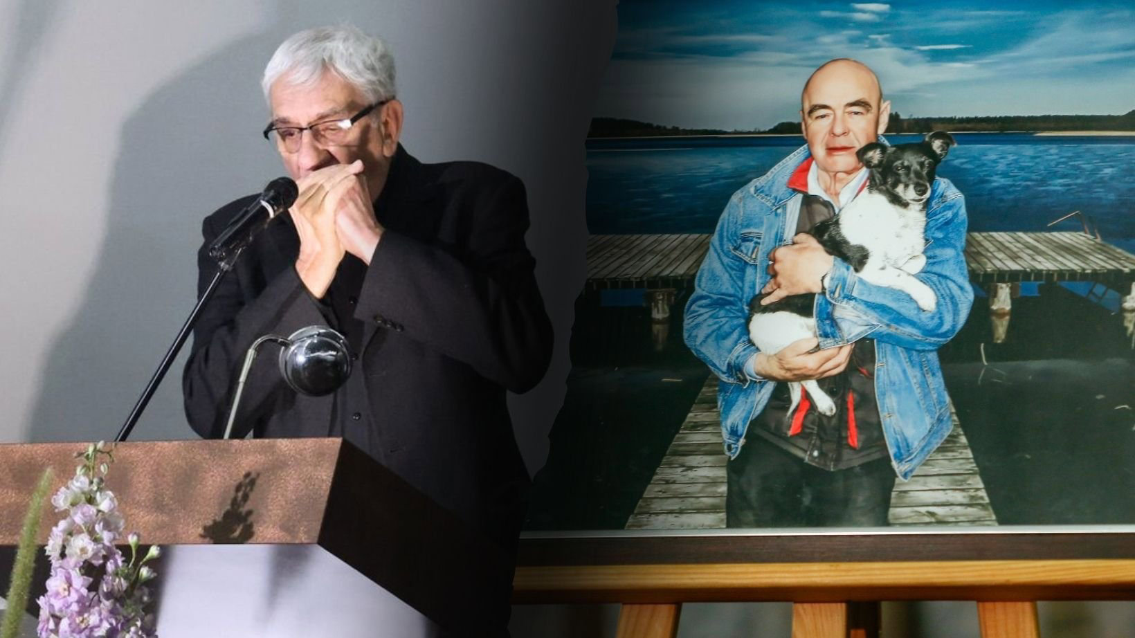 Wiktor Zborowski zagrał dla Stanisława Tyma na pogrzebie. Wiktor Zborowski zagrał dla Stanisława Tyma na pogrzebie.