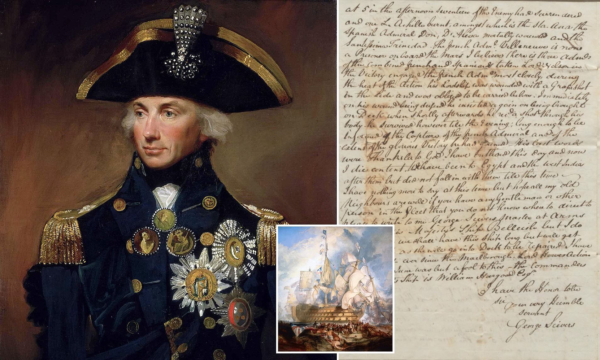 Lord Nelson DIDN'T say 'kiss me Hardy' on his death bed