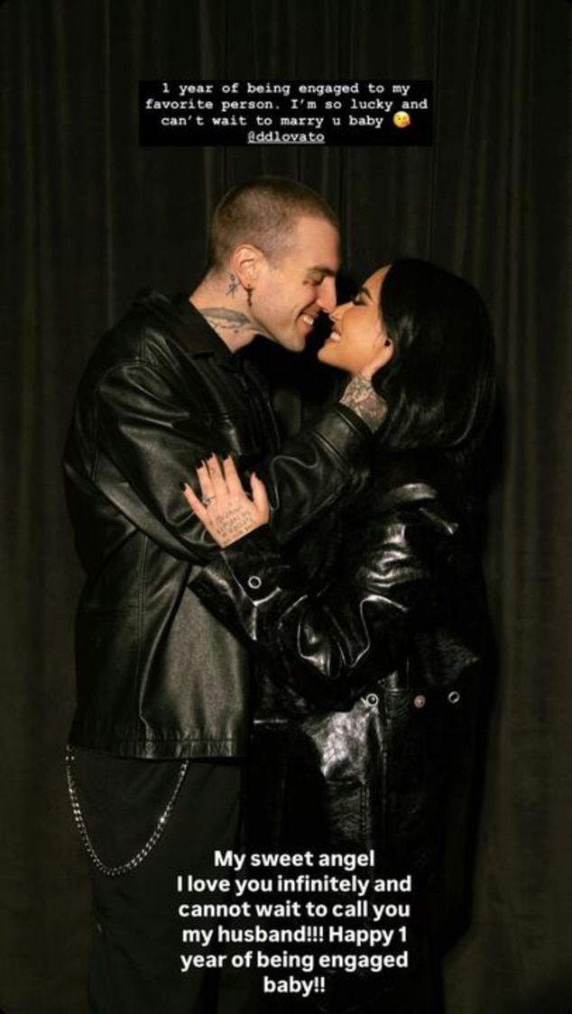 Demi Lovato Celebrates Engagement Anniversary With “Angel” Jutes
