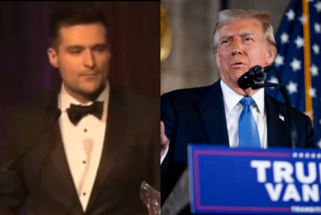 Donald Trump Campaign Advisor Alex Bruesewitz Collapses On Stage During ... Donald Trump Campaign Advisor Alex Bruesewitz Collapses On Stage During ...