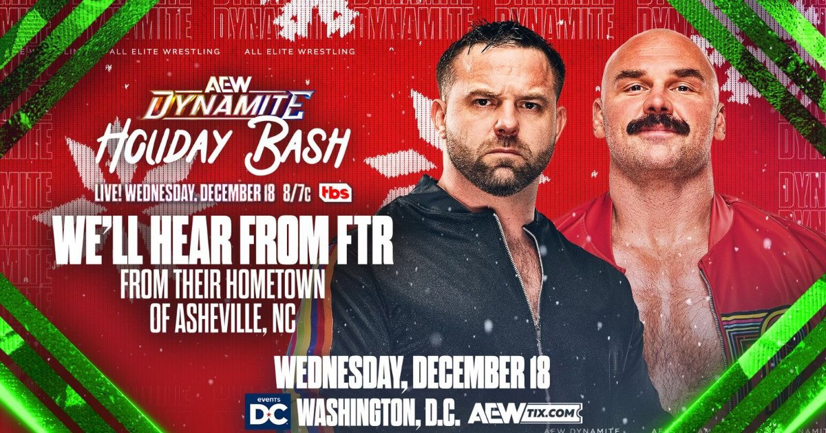 FTR Segment Added To AEW Dynamite: Holiday Bash FTR Segment Added To AEW Dynamite: Holiday Bash