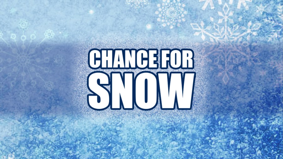 Light snow coming Monday night