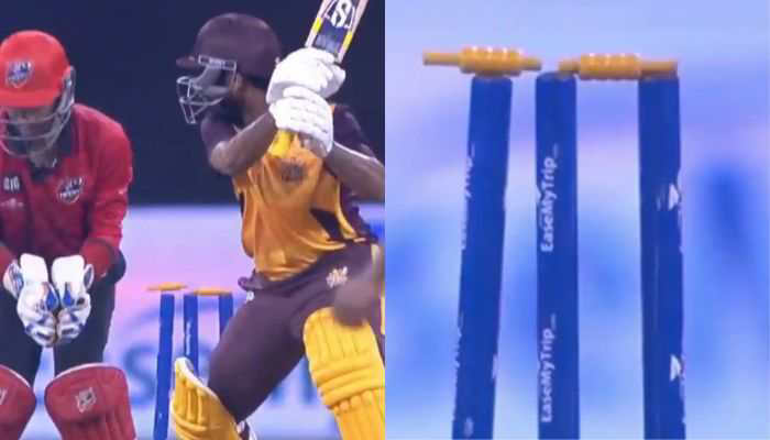 Watch: Miracle! Bails Stick To Stumps In Logic-Defying Incident During ... Watch: Miracle! Bails Stick To Stumps In Logic-Defying Incident During ...