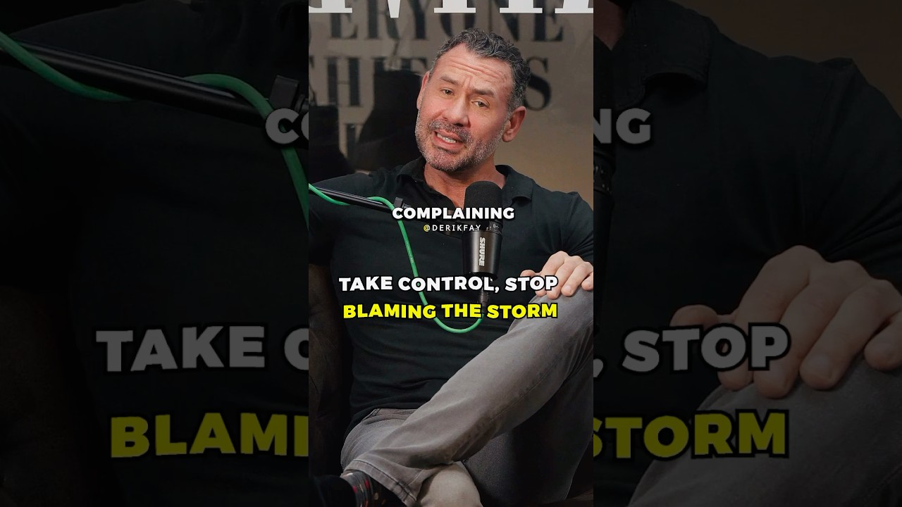 It may not be your fault when storms arise ..but it is your choice to ...