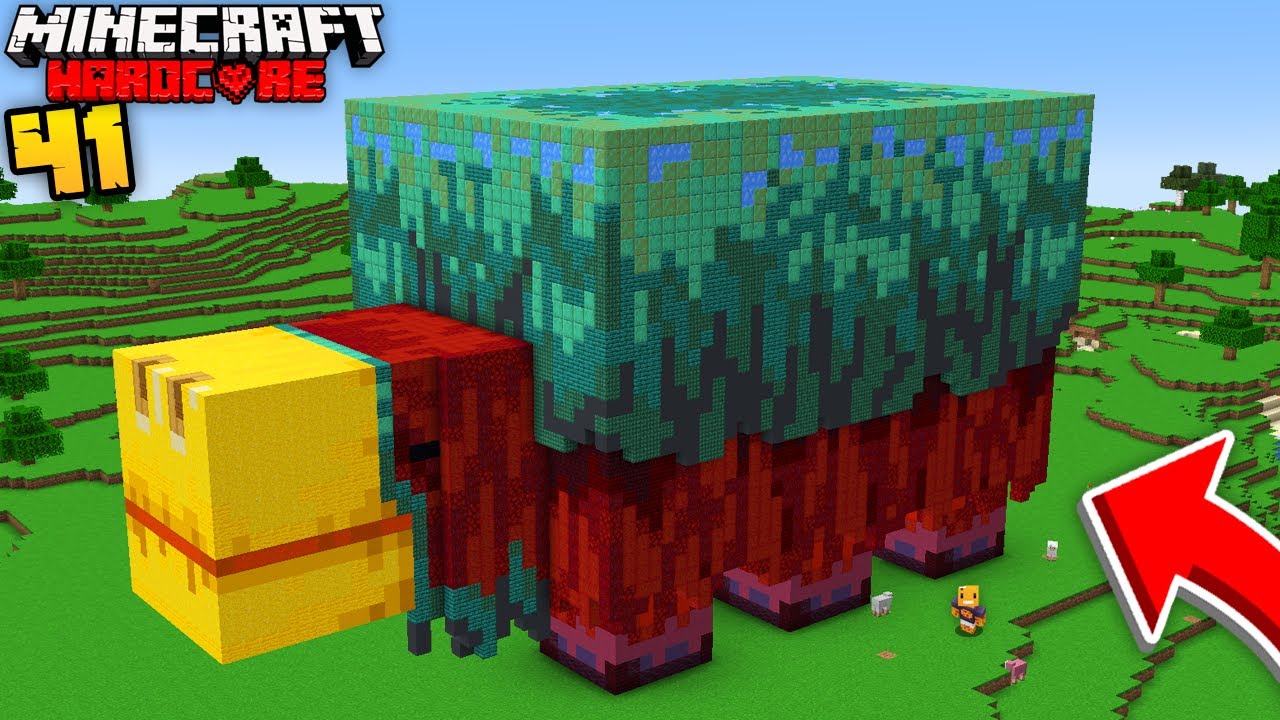 The world's largest sniffer in Minecraft hardcore