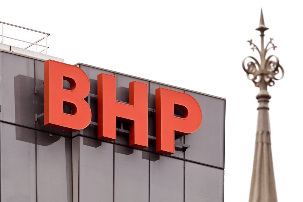 BHP’s Copper, Iron Ore Output Rose in Second Quarter