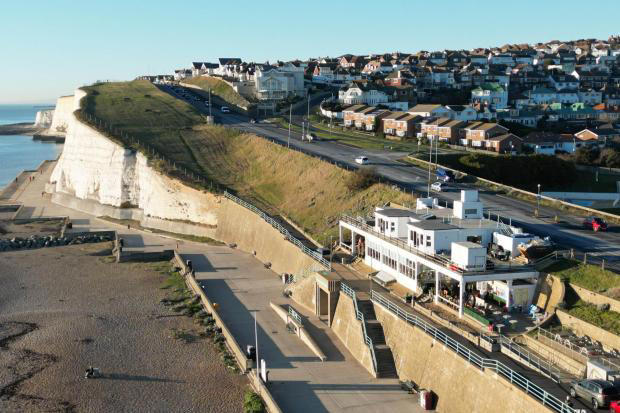 Man reportedly punched by van driver outside seafront cafe
