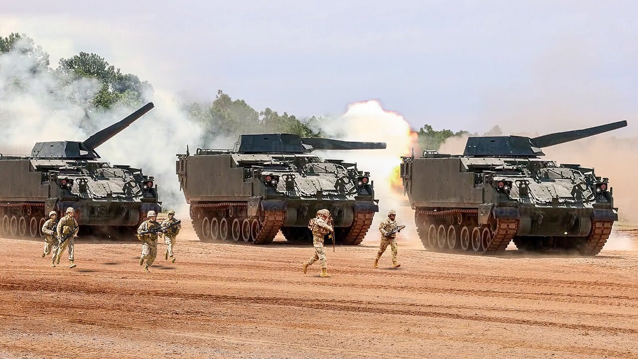 US trials new massive vehicles for intense ground combat