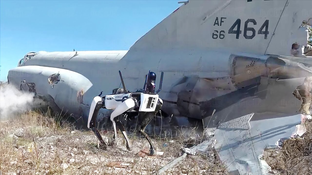 US testing advanced robot to rescue aircraft crew after scary crash