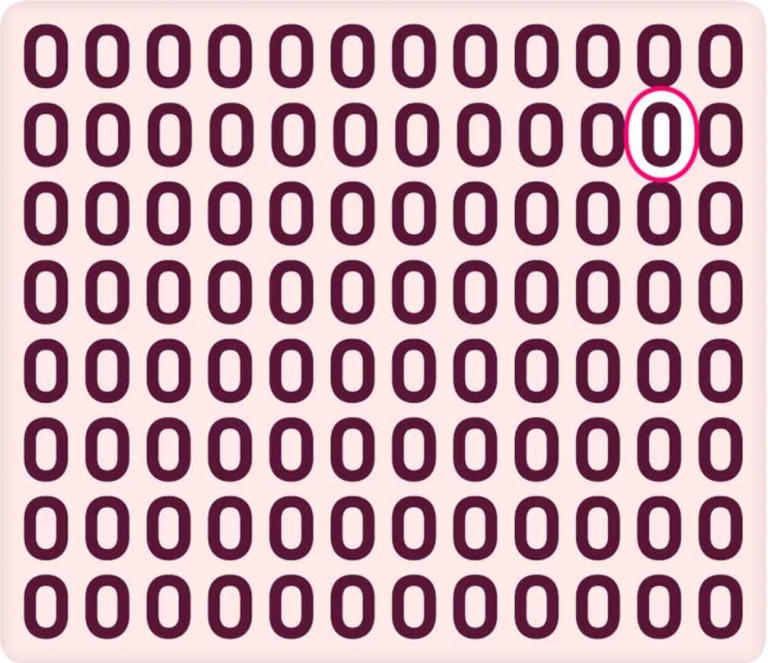 6 Seconds, One Zero: Can You Find It in the Sea of Os?