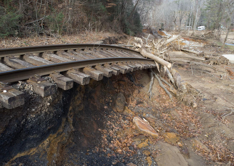 Historic Asheville railroad may be restored after Helene; likely to ...