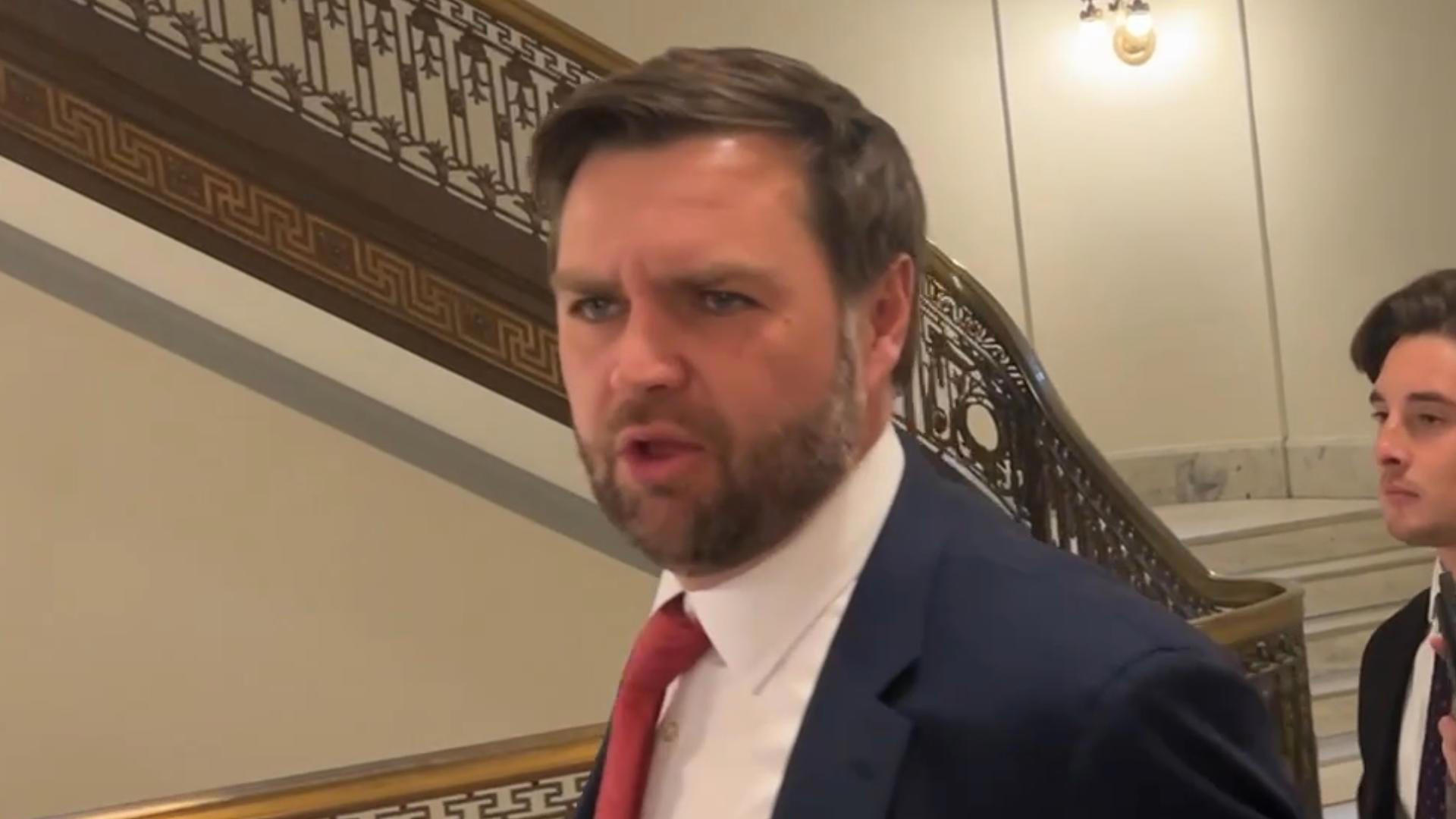 VP-elect JD Vance avoids questions about voting on the CR (Dec. 18, 2024) VP-elect JD Vance avoids questions about voting on the CR (Dec. 18, 2024)