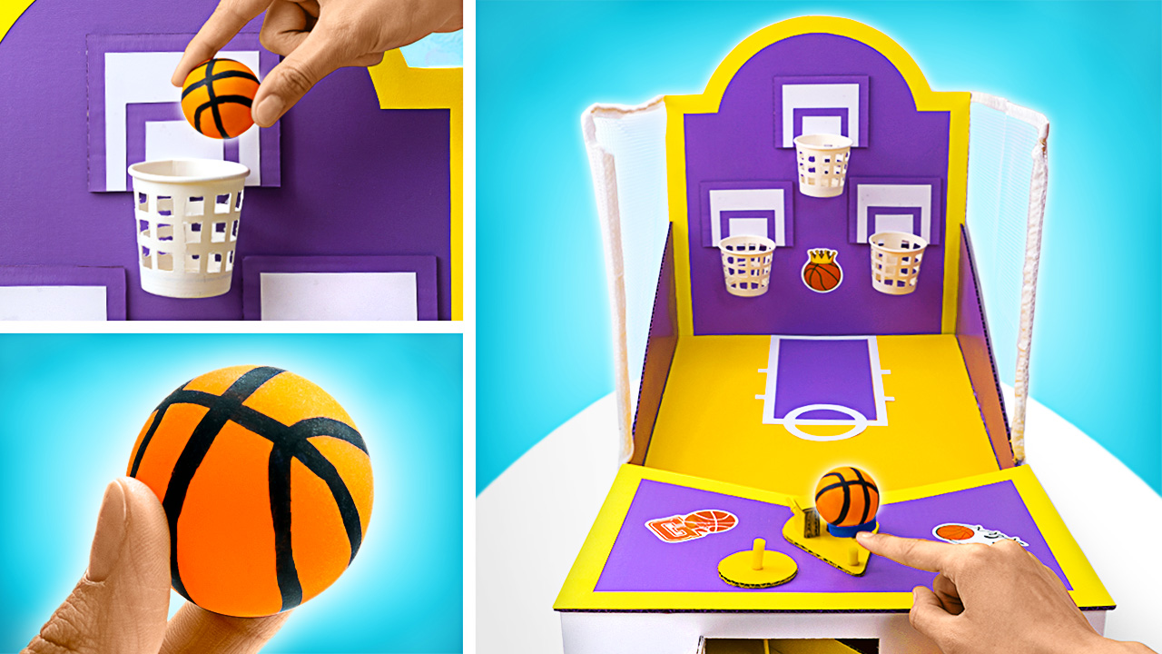 Epic Cardboard Dunk-Off: Create Your Own Basketball Game!