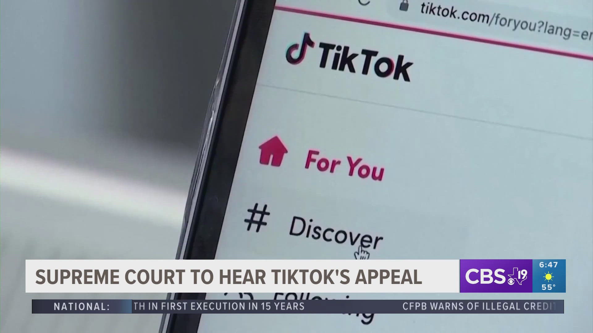 Supreme Court agrees to hear Tik Tok's appeal