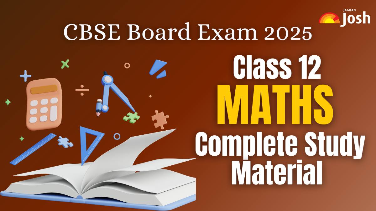 COMPLETE CBSE Class 12 Maths Study Materials 2025 to Boost Upcoming Pre ...