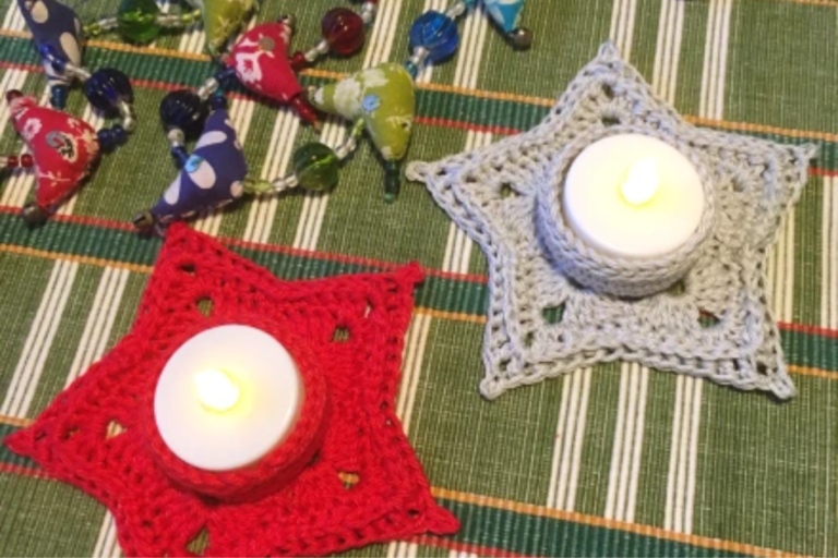 10 Crochet Candle Holder Patterns