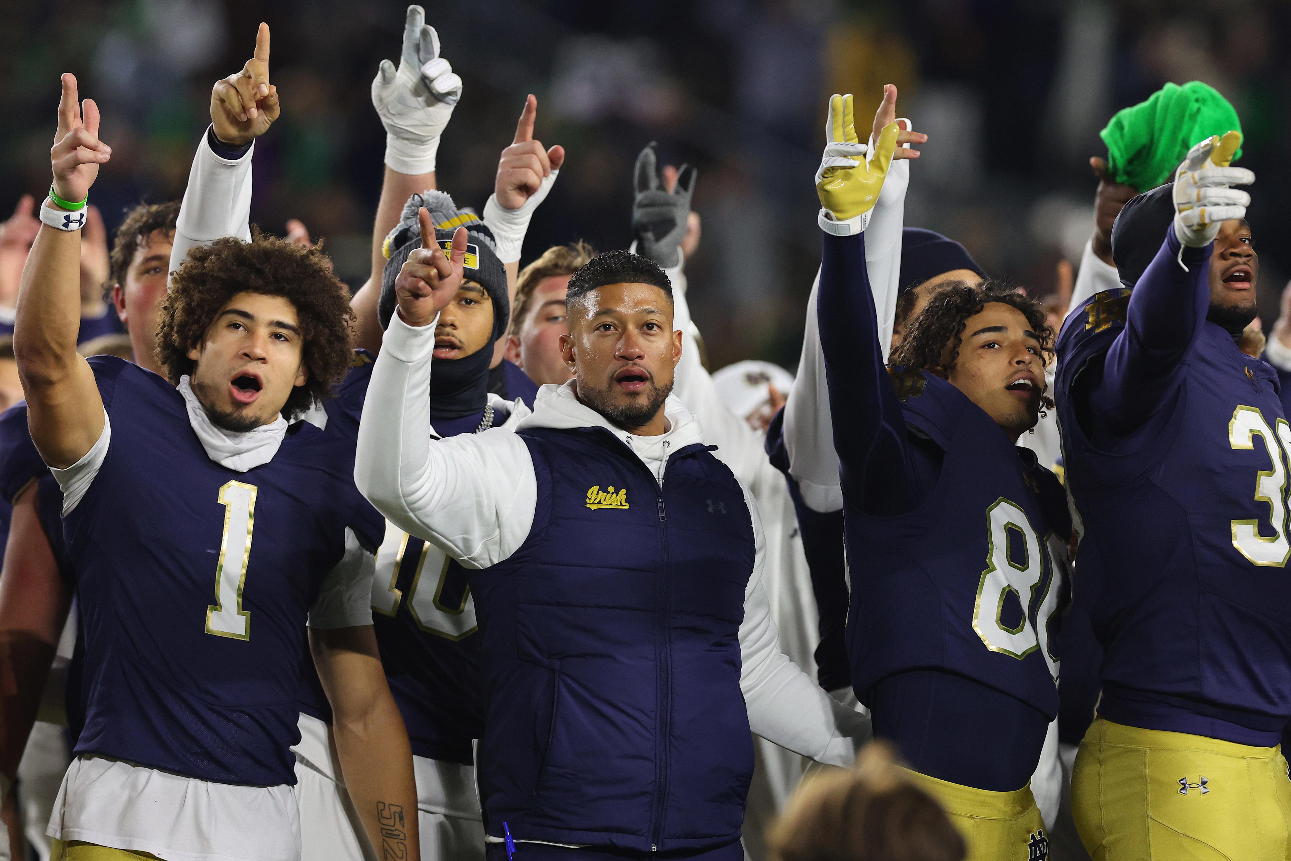 How Marcus Freeman's embrace of self-improvement methods guides Notre ...