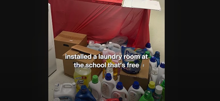 Teen Takes a Stand Against Bullying by Building a School Laundry Room