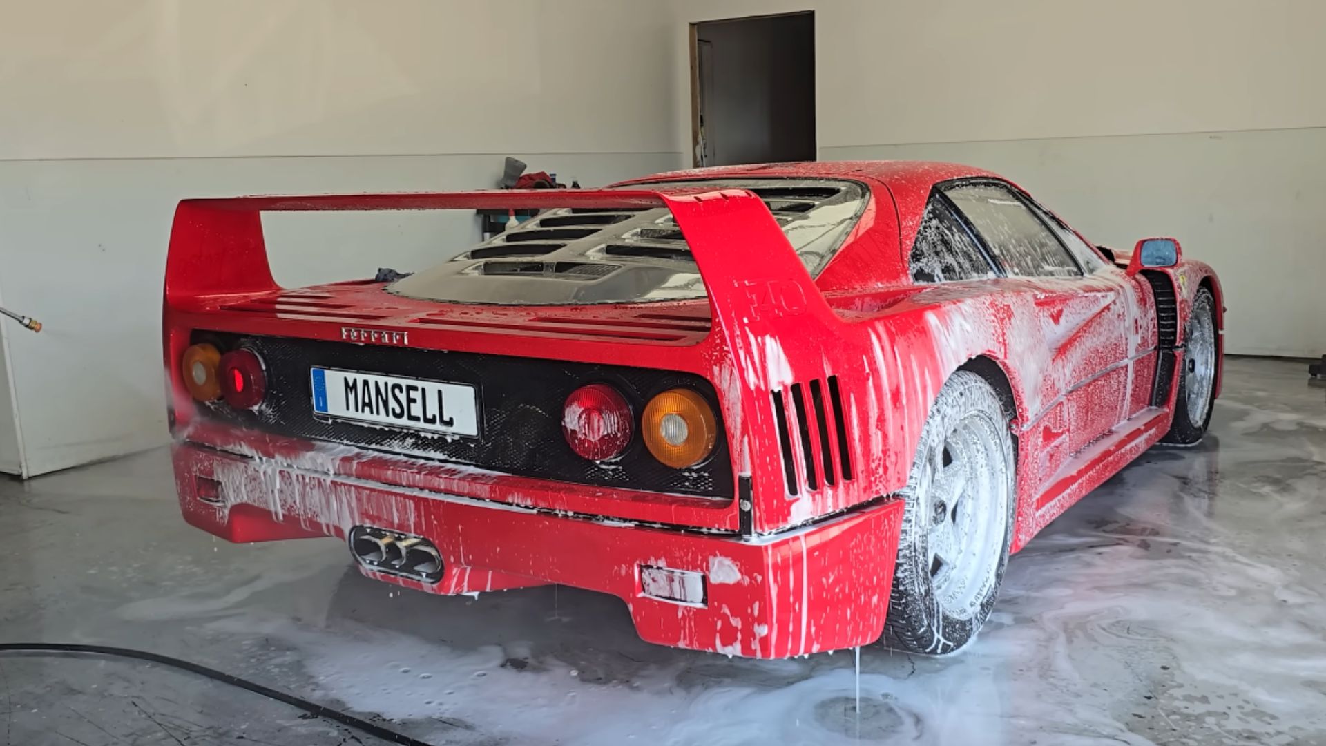 See A Ferrari F40 Like Never Before During A Thorough Detailing