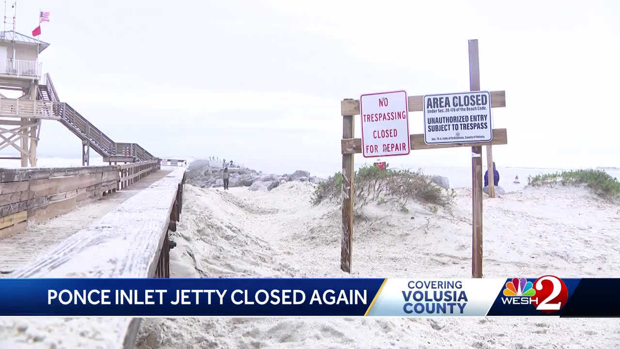 Ponce Inlet Jetty closes again, officials talk about permanent solutions Ponce Inlet Jetty closes again, officials talk about permanent solutions