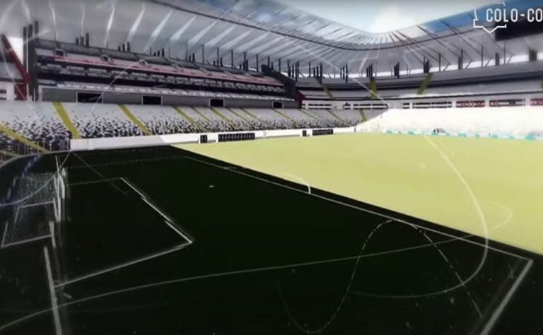 ¡Dos pisos y techado! Colo Colo revela la maqueta del nuevo Estadio Monumental