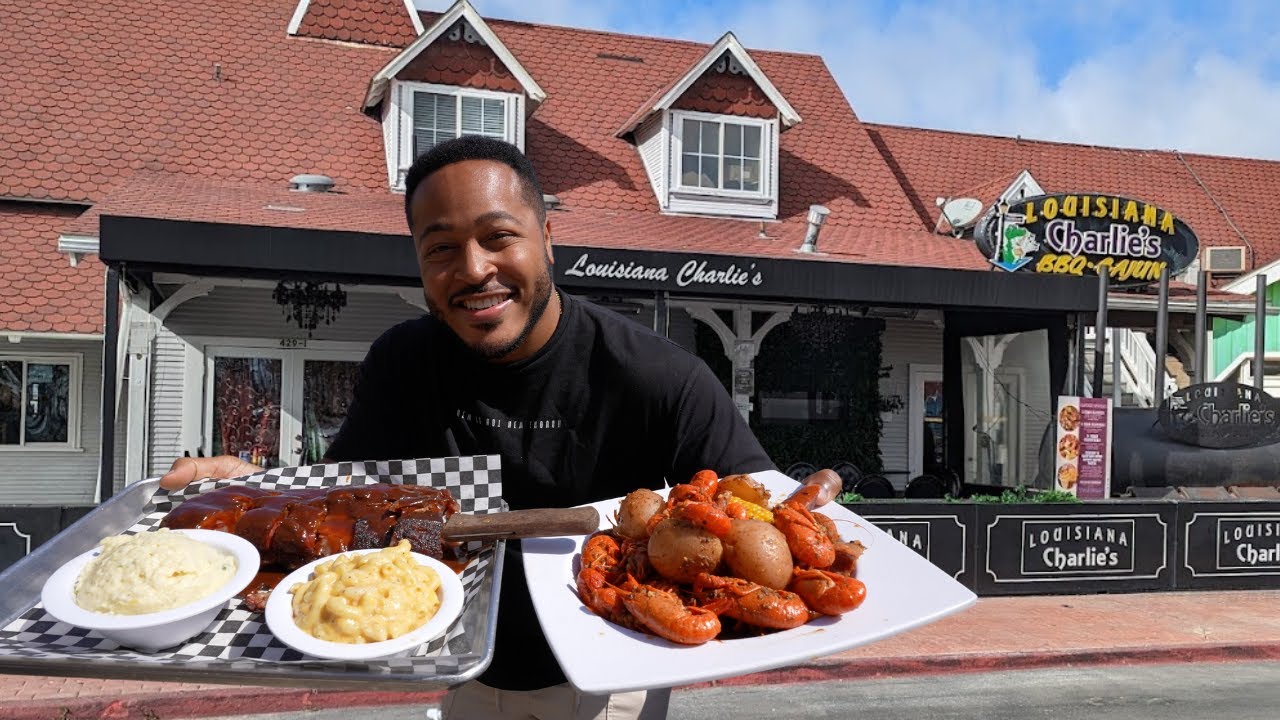 Trying Louisiana Charlie's BBQ & Cajun | The Most HYPED Restaurant in ...