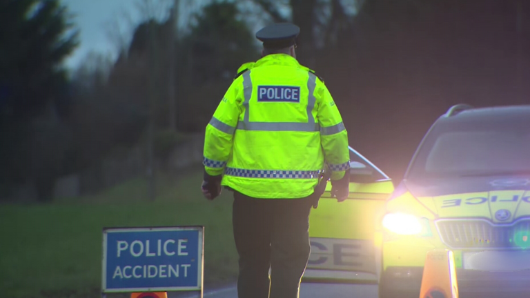 Road closed after serious two-vehicle crash Road closed after serious two-vehicle crash