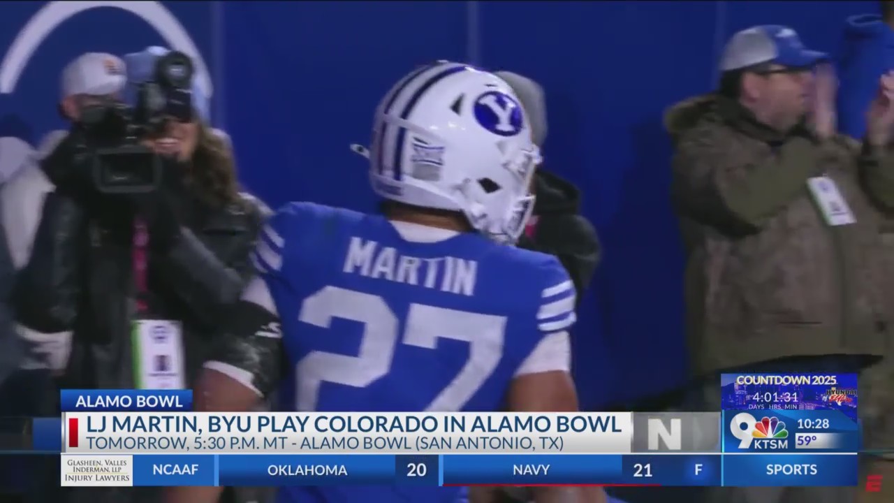 LJ Martin, BYU to face off against Colorado in Alamo Bowl