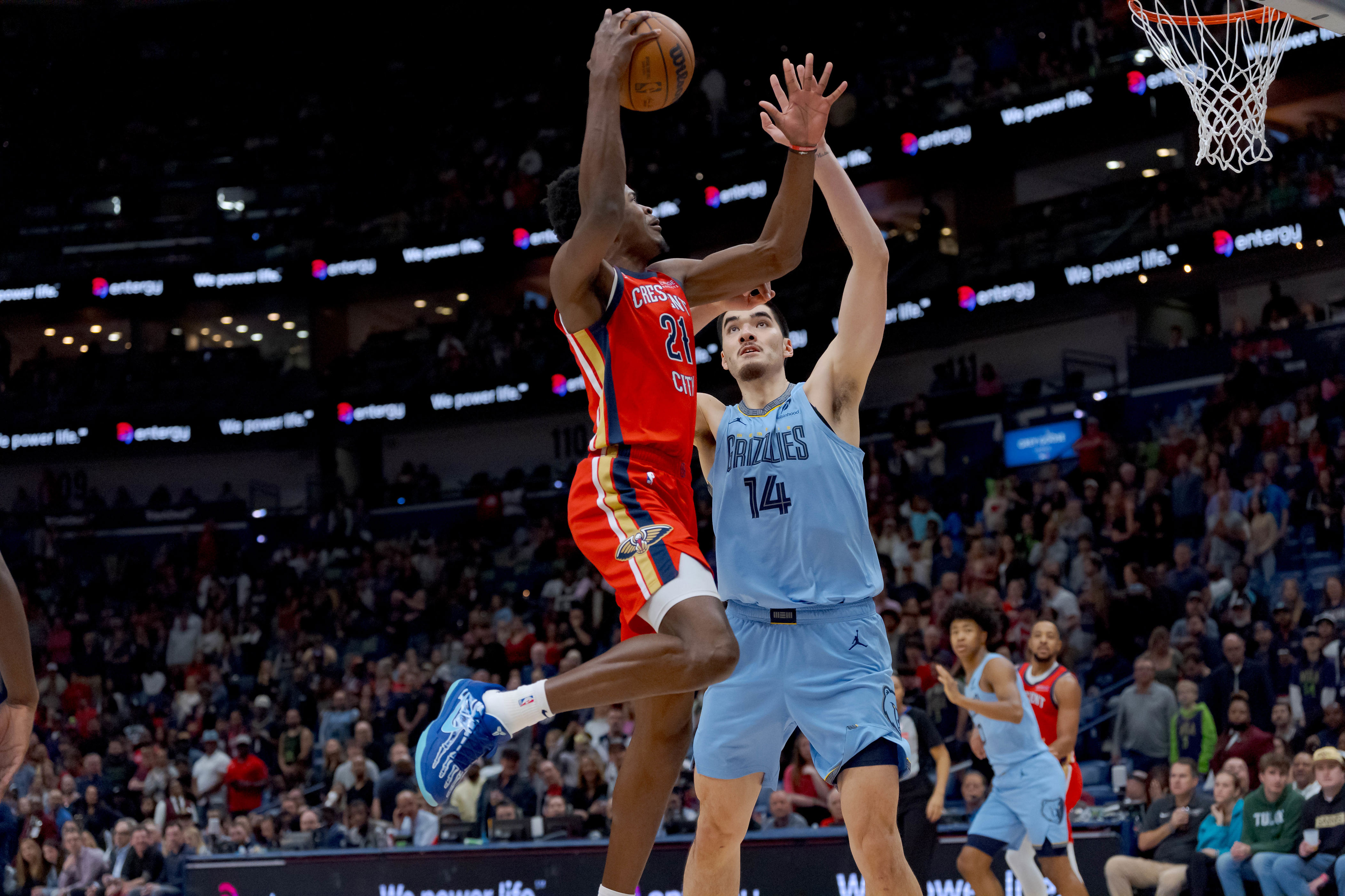 How many points did Zach Edey score tonight? Grizzlies vs Pelicans box ...