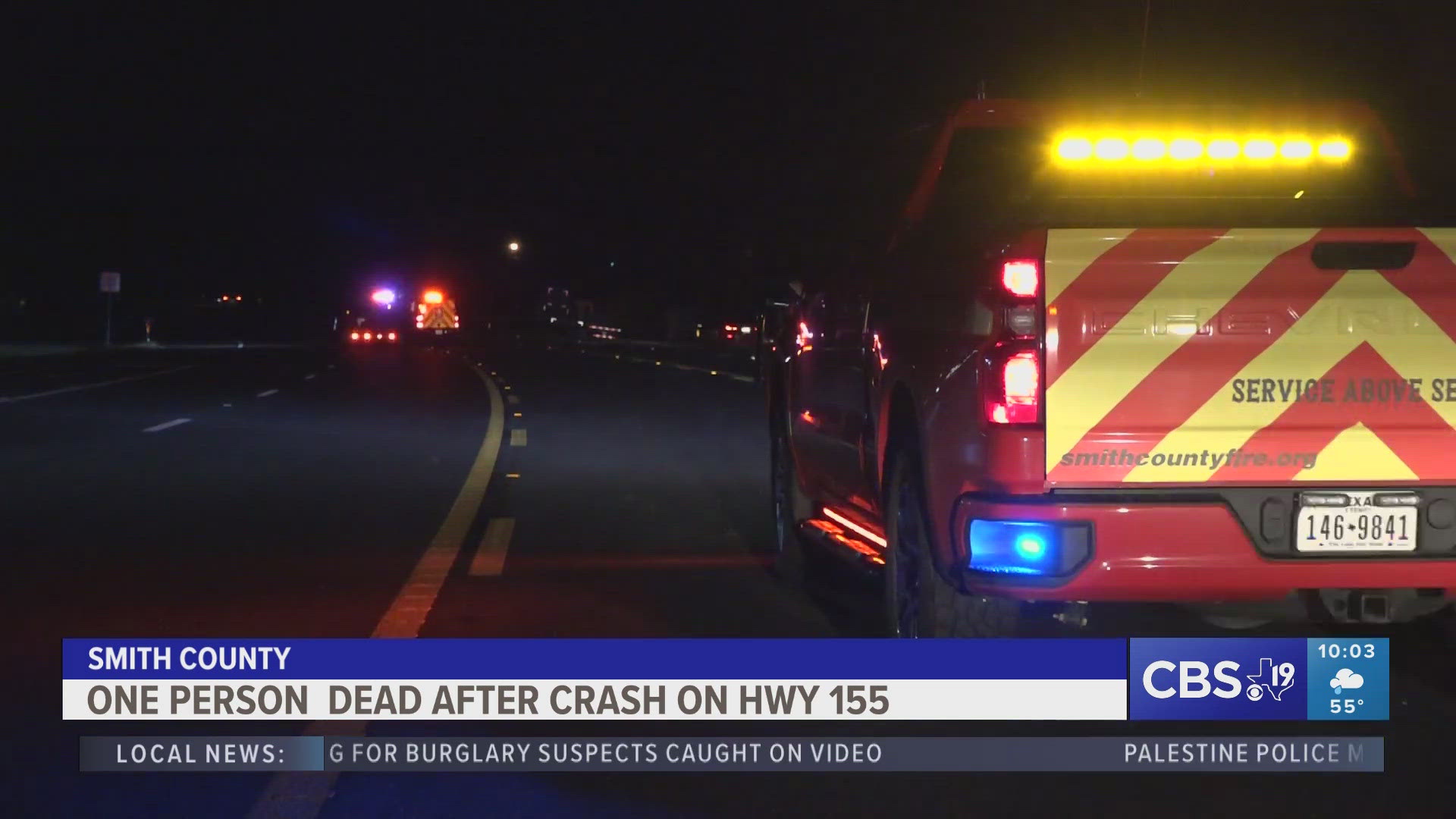 One dead in car crash on HWY 155