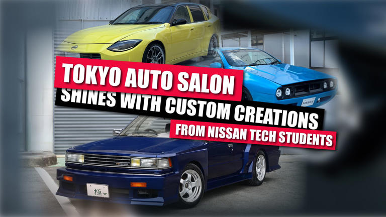 Nissan Tech Students Steal The Show With Custom Cars At Tokyo Auto Salon