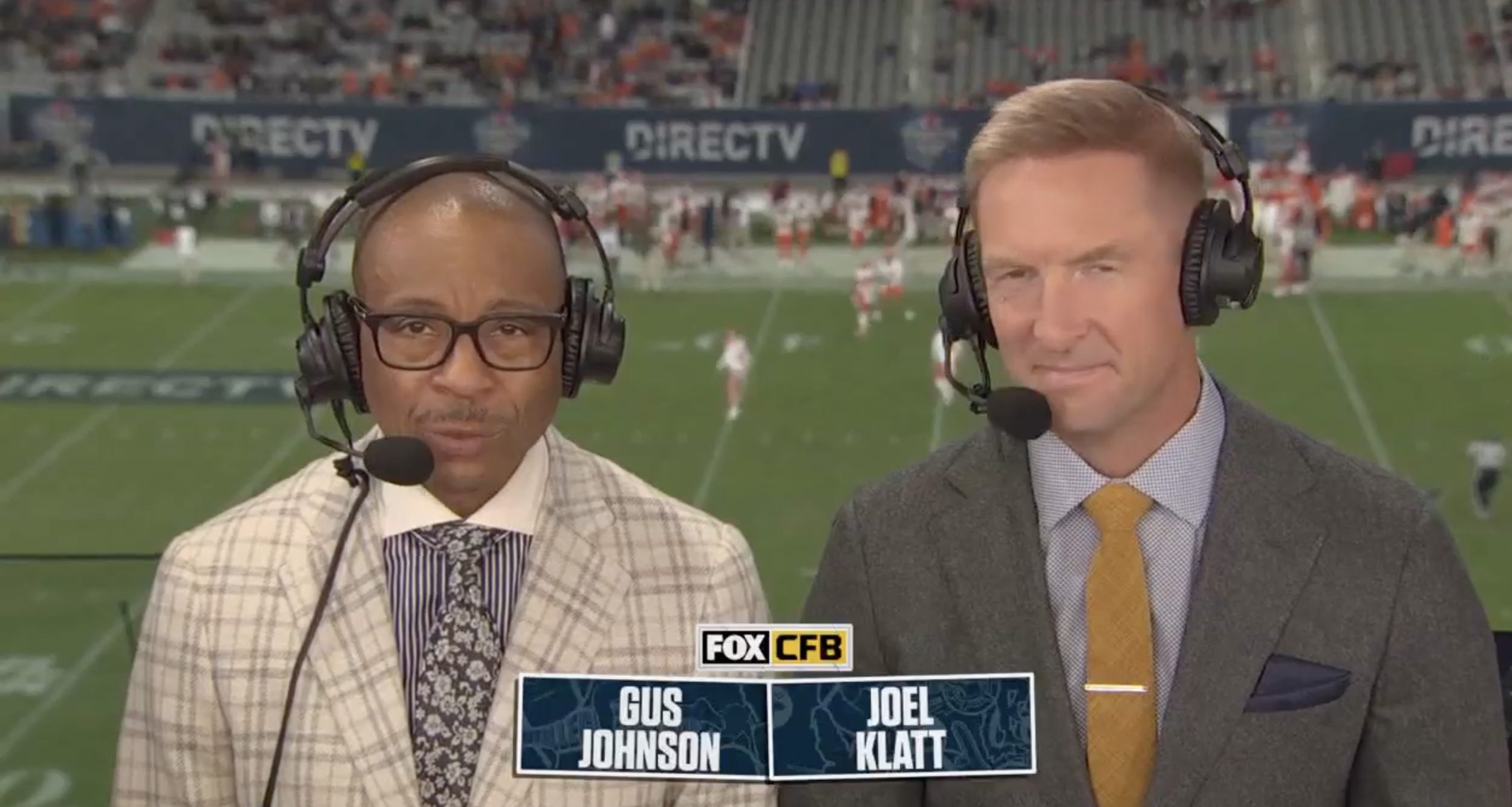 Fox announcers throw shade at ESPN college football playoff coverage