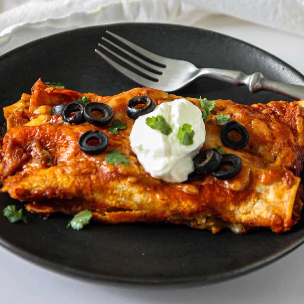 Leftover Turkey Enchiladas