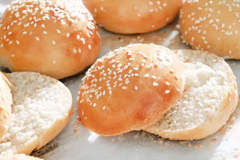 Soft and Fluffy Sourdough Hamburger Buns Easy Recipe