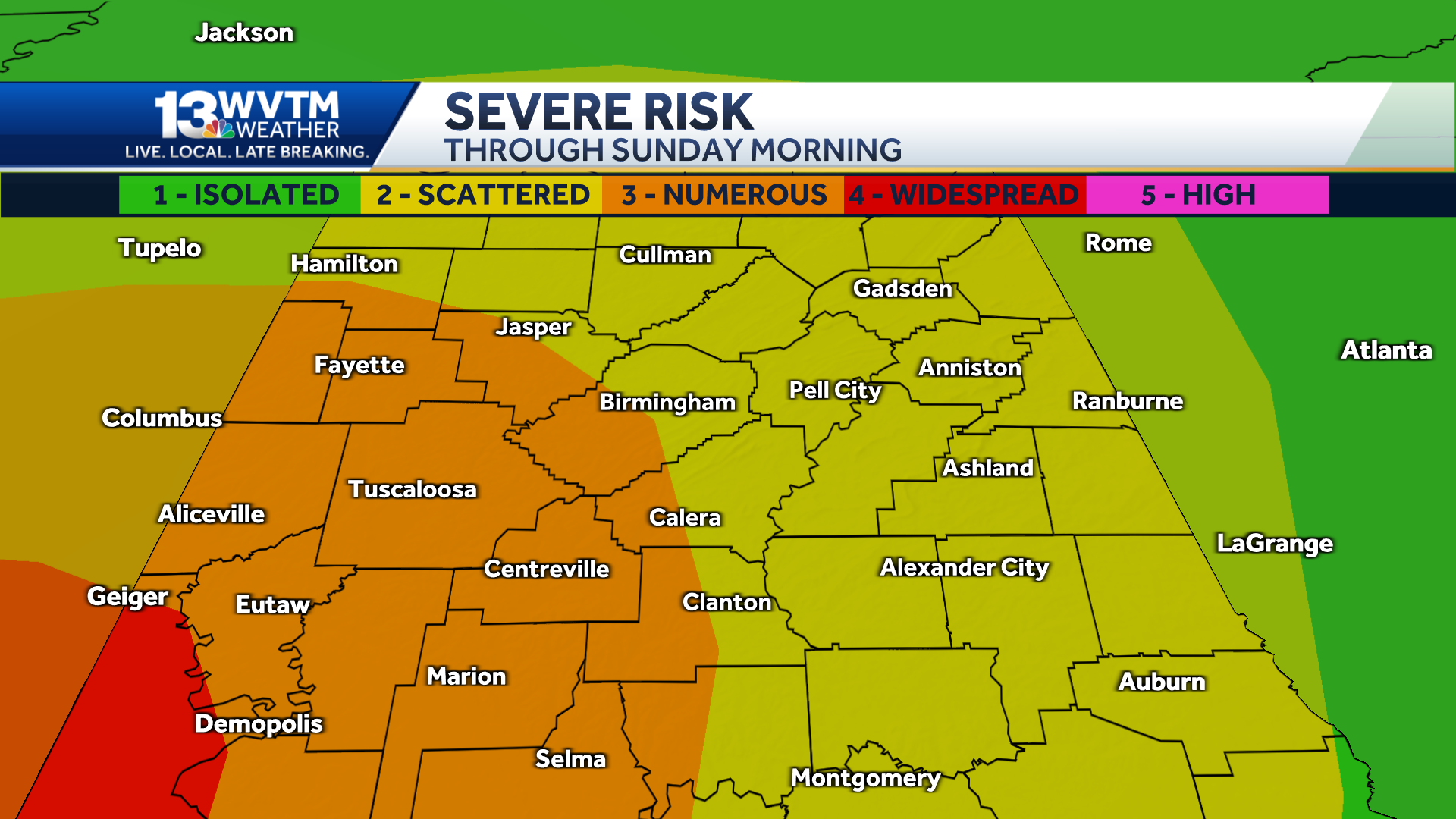 Severe storms, tornadoes possible overnight in Alabama Severe storms, tornadoes possible overnight in Alabama