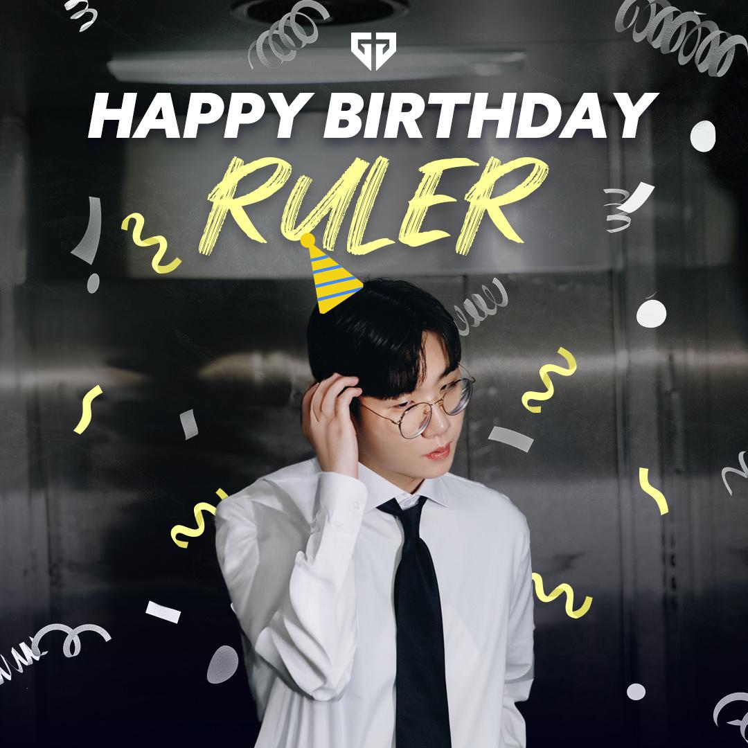 Gen.G官方为Ruler庆生：Happy Ruler Day🎉